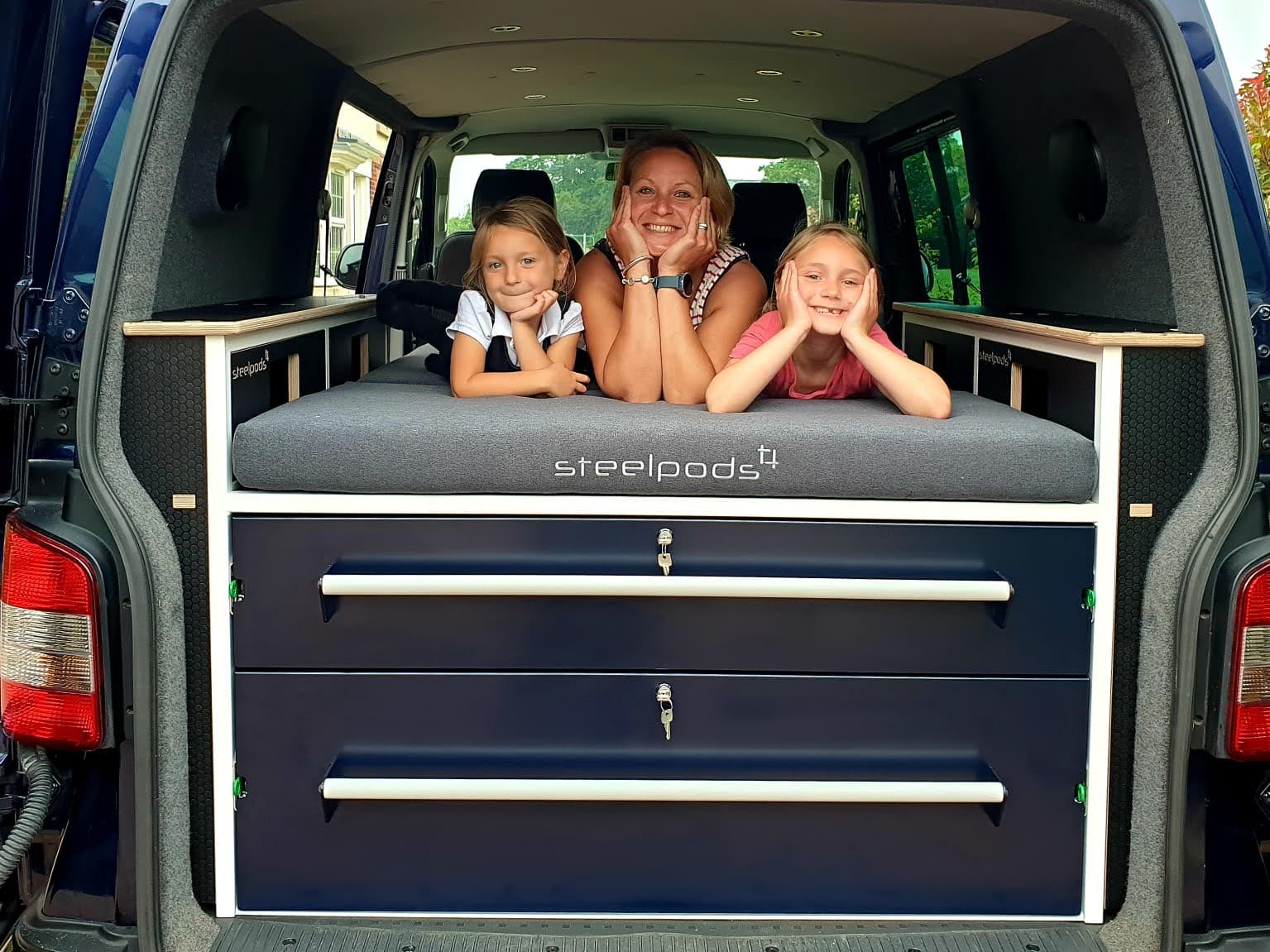 SteelPods ex-demo offer - our cheapest sliding pod units (VW T5 and T6)